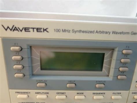 Used Wavetek 100 Mhz Synthesized Arbitrary Waveform Generator For Sale In Burnsville Minnesota