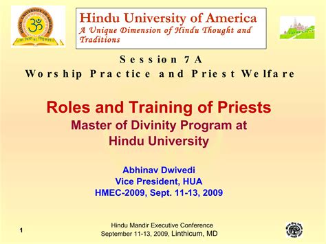 Role And Training Of Priests Shri Abhinav Dwivedi S07a 2 Ppt