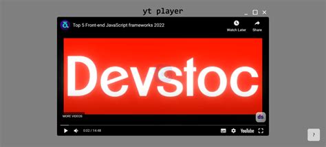 Responsive Modal Youtube Player Using Jquery Devstoc