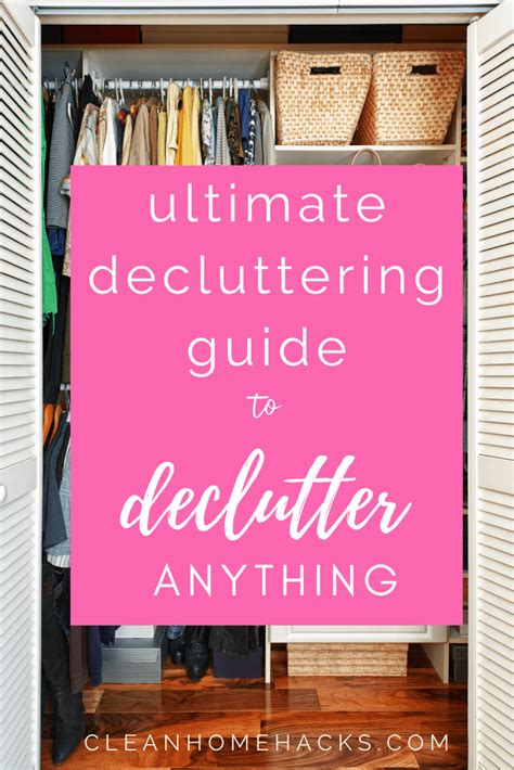 Ultimate Guide To Decluttering