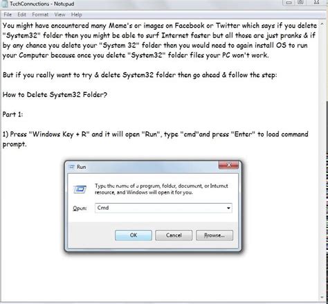 How To Delete System32 Folder Youtube