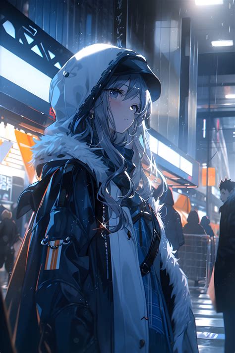 Anime Girl In Rain By Maonedesigns On Deviantart