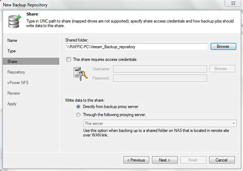 Creating Backup Repository In Veeam Backup And Replication 65