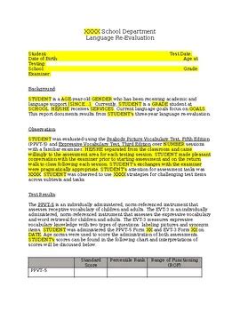 EVT PPVT Evaluation Report By Jessie Croteau TPT