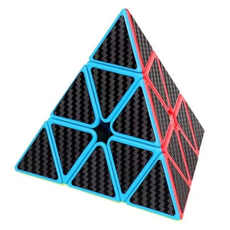 Moyu Carbon Fiber 2x2 3x3 4x4 5x5 Magic Cube Alien Series Sq1 Skew Pyramid Smooth Sticker Cubo