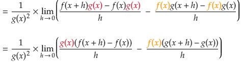 The Quotient Rule DerivativeIt