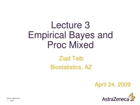 PPT Lecture Empirical Bayes And Proc Mixed PowerPoint Presentation ID