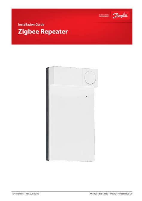 Danfoss Zigbee Repeater Installation Guide