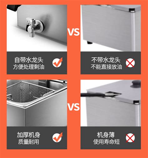 lecon 乐创 油炸锅商用双缸大容量 单缸电炸炉汉堡店炸串炸鸡设备 阿里巴巴