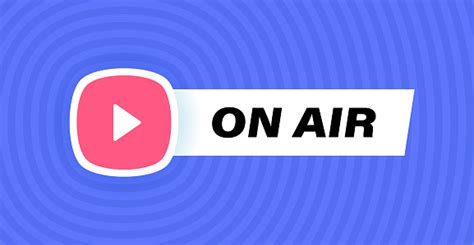 파란색으로 기하학적 배경에 격리 된 플레이 버튼이있는 에어 배지 디자인 모던 플랫 스타일 벡터 일러스트레이션 인터넷에 대한 스톡 벡터 아트 및 기타 이미지 Istock