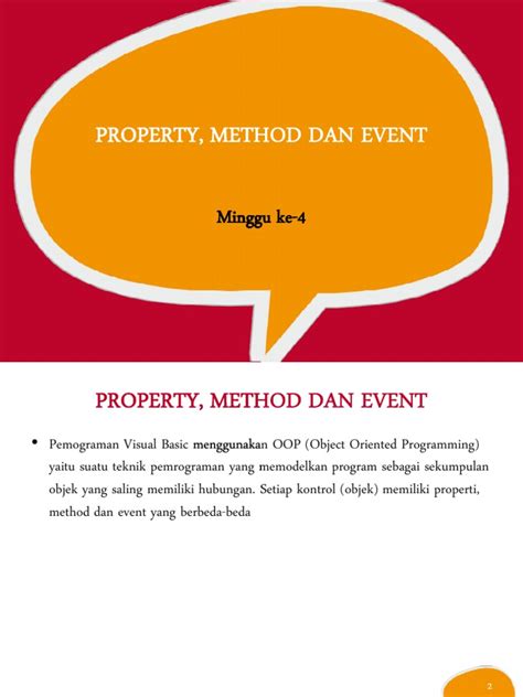 Property Method Dan Event Pdf Pdf