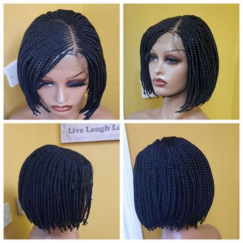 Braided Bob Wig Etsy