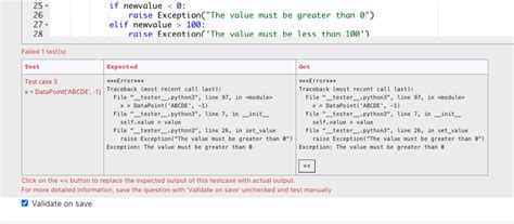 Coderunner Can I Use A Raised Exception As An Answer
