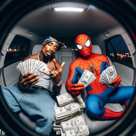 Spiderman And Tupac Spiderman Spiderman Pictures Cartoon Profile Pics