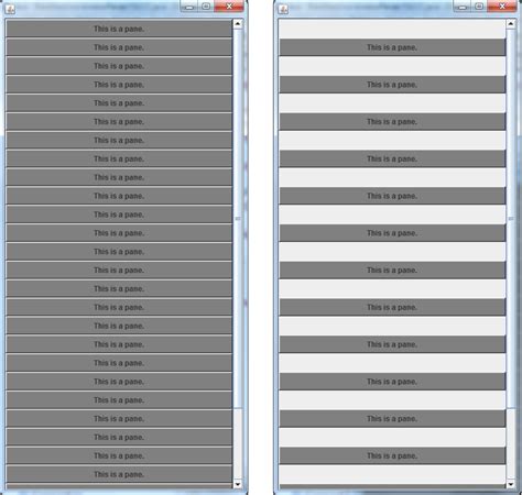 Java Invisible Components Still Take Up Space JPanel Stack Overflow