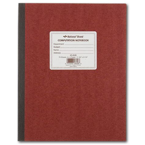 National Brand Computational Notebook 43 648 The Ink Stone