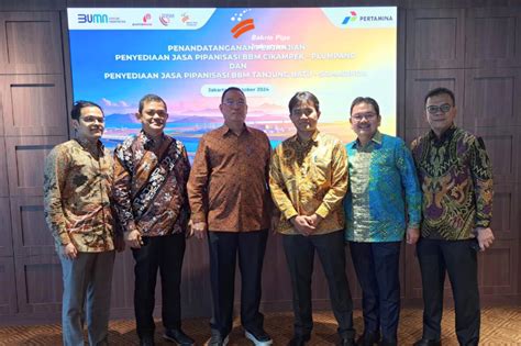 Signing Of The Fuel Pipeline Service Provision Agreement For Tanjung Batu Samarinda Pt