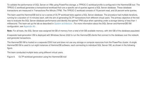 Test Methodology Sql Server 2022 On Dell Powerflex Using Vmware Virtualization Dell