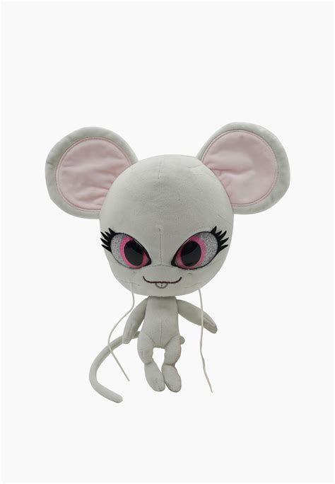 Игрушка мягкая Miraculous Леди Баг и Супер Кот Большой плюшевый Квами Мулло 24 см цвет серый