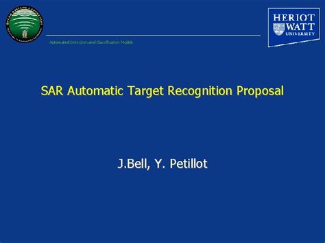 Automated Detection And Classification Models Sar Automatic Target