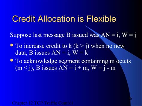 tcp traffic control chapter12 ppt
