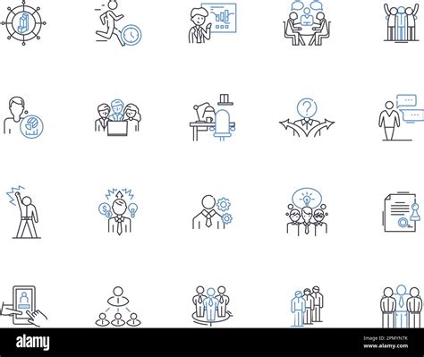 Task Management Outline Icons Collection Organizing Planning Scheduling Allocating