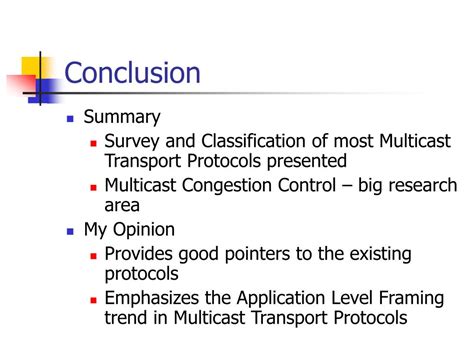 Ppt Multicast Transport Protocols A Survey And Taxonomy Powerpoint Presentation Id491504