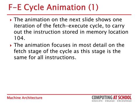 Ppt Machine Architecture Fetch Decode Execute Powerpoint Presentation Id