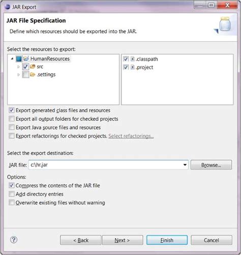 Eclipse 生成jar包w3cschool