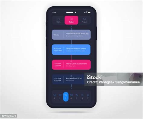 모바일 앱 캘린더 플래너 개념 약속 캘린더 템플릿 Ui Ux 스마트폰 일정 일정 일정 일정 연간 계획 회의 애플리케이션 캘린더