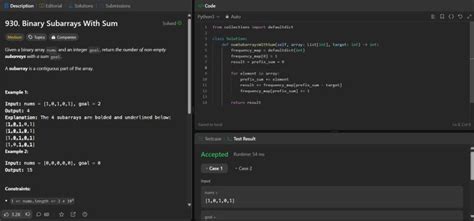 Day103 Of Dsadailychallenge Binary Subarrays With Sum Satyam Soni