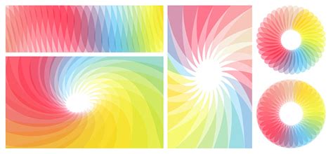 투명 링 원 모양 동적 효과가 있는 추상적인 배경 회전 및 소용돌이 운동 3d 모션 벡터 광고 마케팅 또는 프리젠 테이션에 대 한 그림입니다 구멍에 대한 스톡 벡터 아트 및