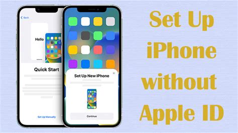 Use Set Up IPhone Without Apple ID 2024