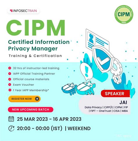 Infosec Train On Linkedin Cipm Dataprivacy Europeanprivacy Training Dataprotection Career…