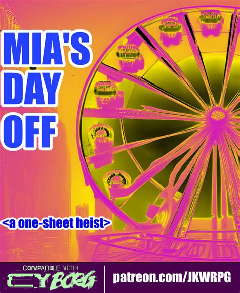 Mias Day Off Ex Libris Cyborg