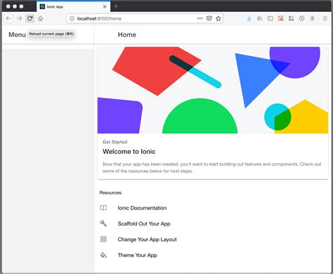 sidemenu list not visible in desktop in react sidemenu starter · issue 806 · ionic team