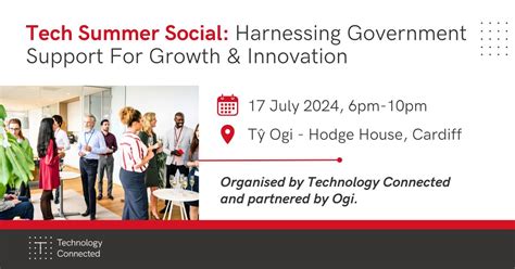 Technology Connected On Linkedin Techinwales Summersocial Cardiff