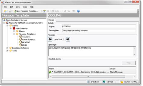 Gateway For CIMPLICITY Message Templates CIMPLICITY 2022