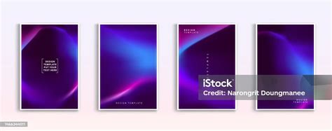 파스텔 그라데이션 배경 벡터 세트입니다 부드러운 부드러운 다채로운 추상 액체 모양 디자인 템플릿은 앱 웹 디자인 웹 페이지 배너 인사말 카드에 대한 추상적인 배경입니다 벡터