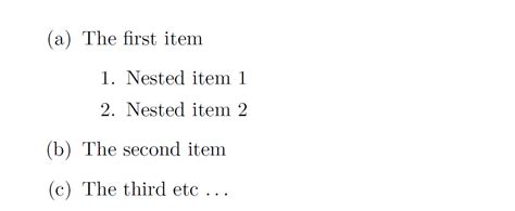 Enumitem Arabic Enumerating Inside An Alpha Enumerating Tex Latex