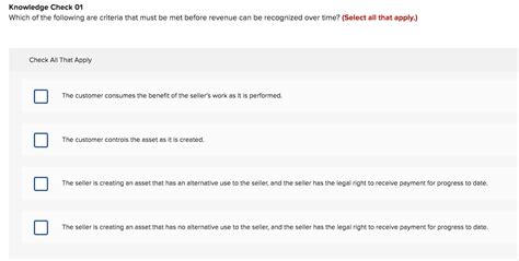 Solved Knowledge Check 01 Which Of The Following Statements