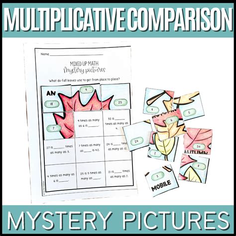 Multiplicative Comparison Mystery Pictures