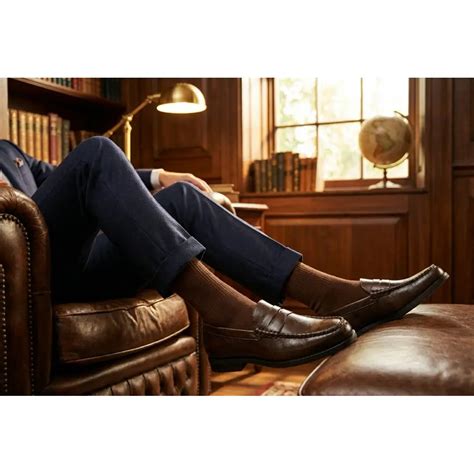 Mens Classic Penny Pu Leather Loafers Truclothing