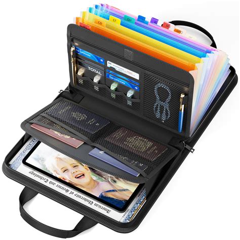 Abc Life Important Document Organiser Wallets 13 Pockets A4 Fireproof