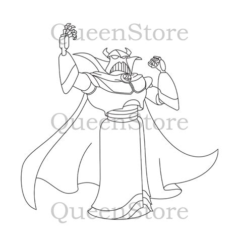 Coloring Evil Emperor Zurg Svg Coloring Evil Emperor Zurg D Inspire Uplift