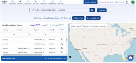 download parking lots data in shapefile kml mid 15 gis formats using
