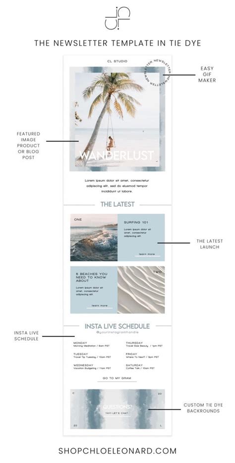 Responsive And Editable Mailchimp Newsletter Template Artofit