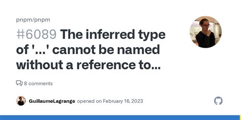The Inferred Type Of Cannot Be Named Without A Reference To