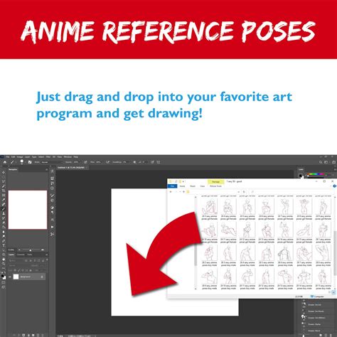 Sexy Anime Poses 50 Drawing Reference Guides Etsy