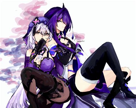 Acheron And Black Swan Honkai And More Drawn By Zahauku Danbooru